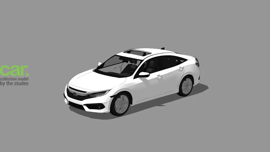 honda civic 2016 | 3D Warehouse