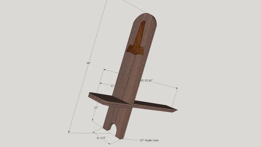 Bog Chair / Viking 'X' Chair / Stargazer | 3D Warehouse