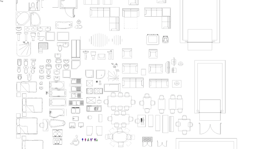 2D Low Poly Furniture | 3D Warehouse