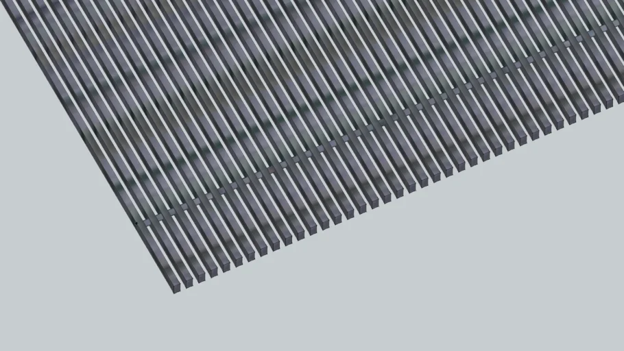 Steel bar grating | 3D Warehouse