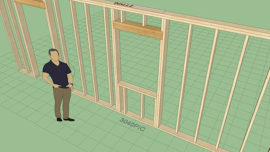 Staggered Stud Wall | 3D Warehouse