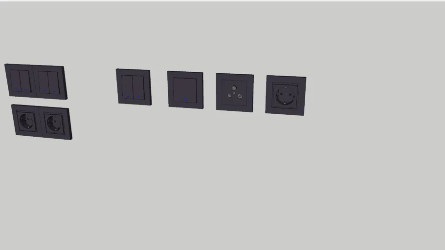 socket switch | 3D Warehouse